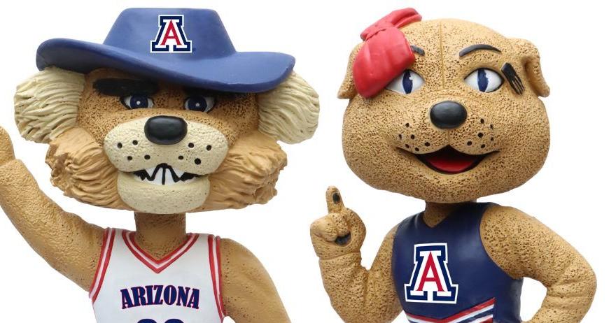 Arizona mascots Wilbur and Wilma Wildcat bobbleheads unveiled | Local ...