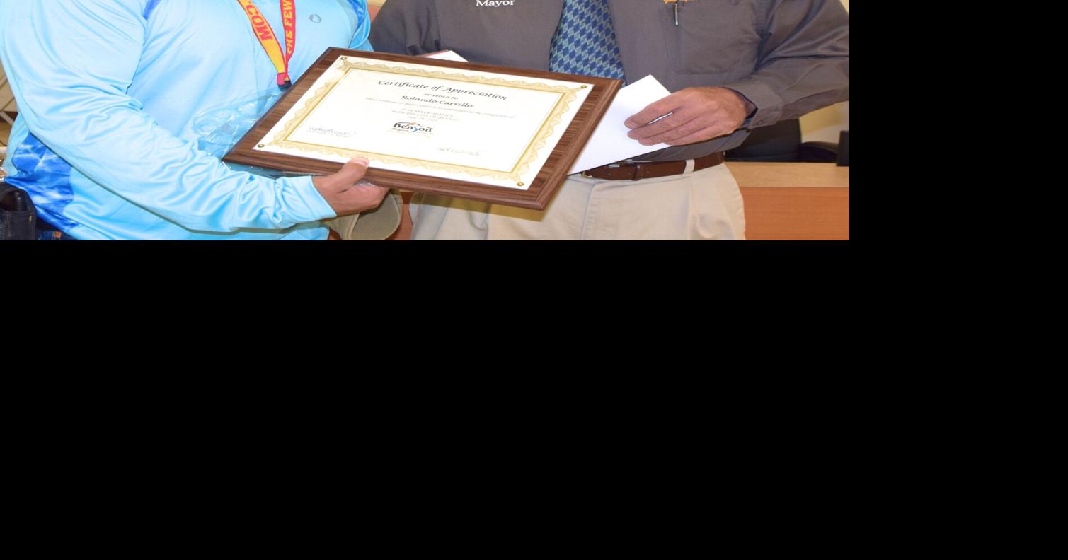 Benson honors longtime employee at City Council meeting | Benson News ...