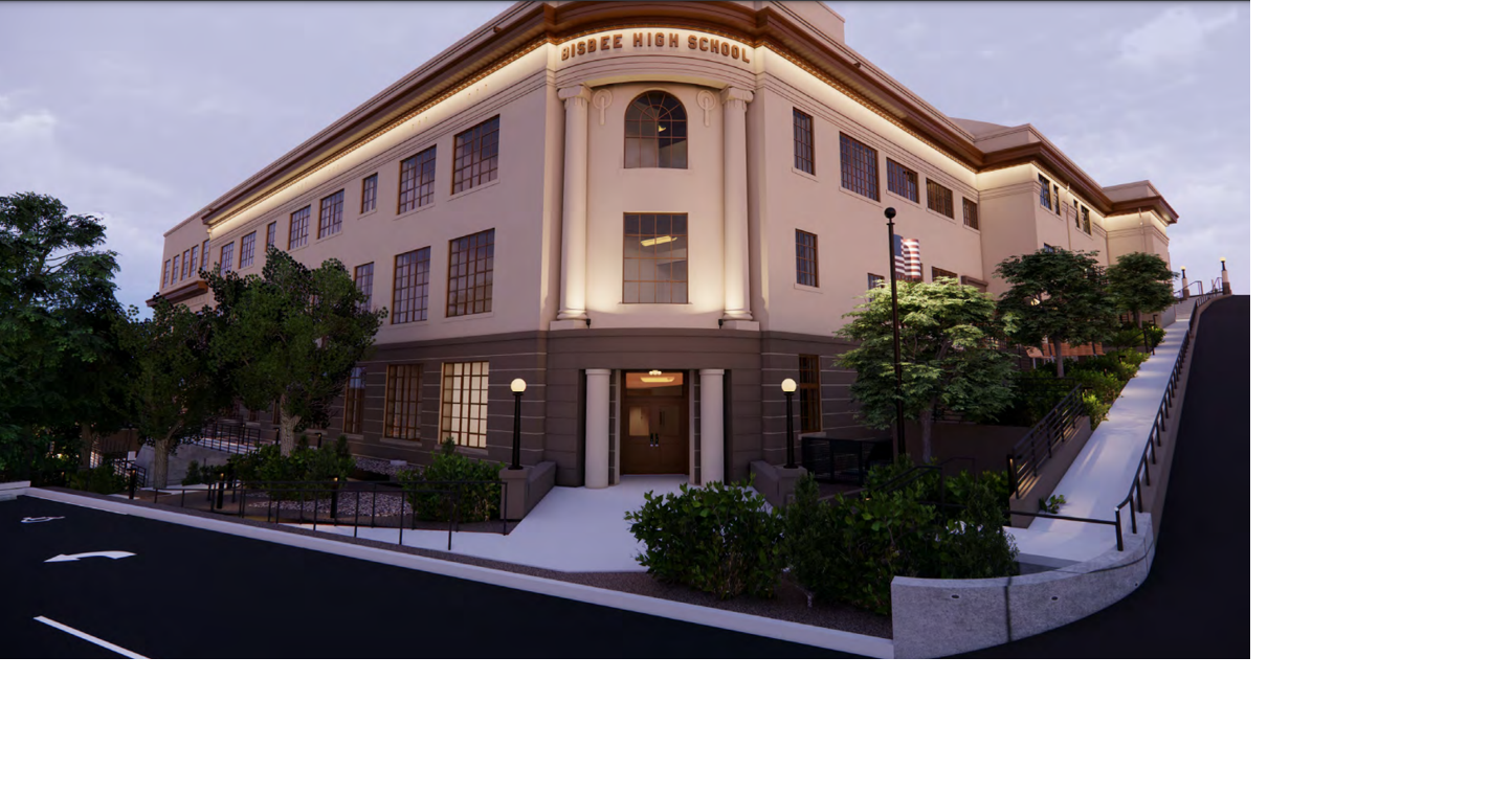 Proposed lighting for new housing project at historic Bisbee High ...