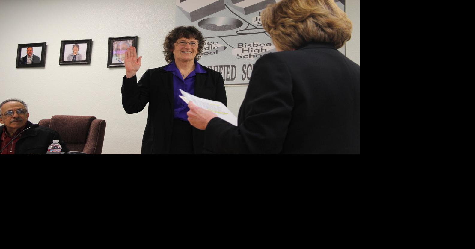 Bisbee swears in new school board member | Local News Stories ...