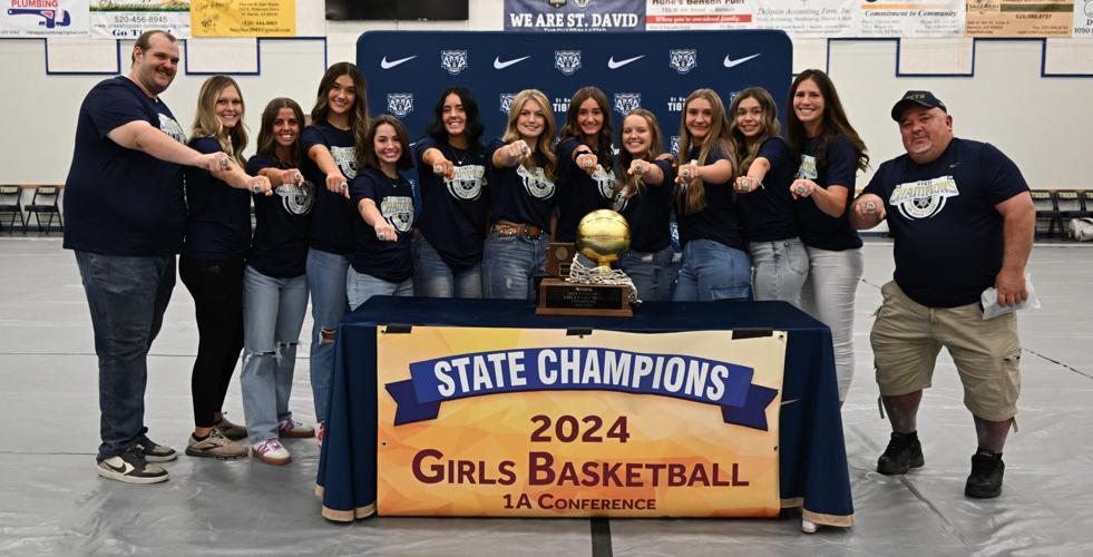 St. David’s girls basketball team gets their state championship rings ...