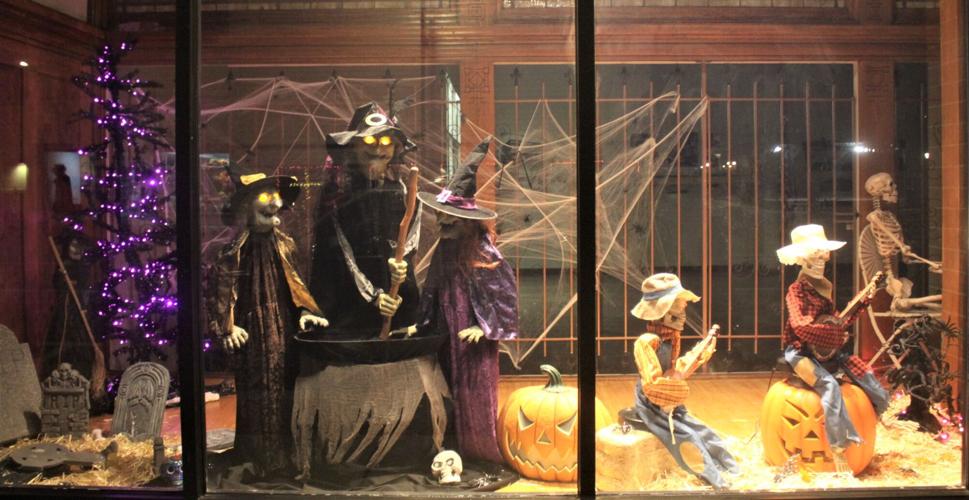 Windows at Douglas Government Center take on ghoulish look | Douglas ...