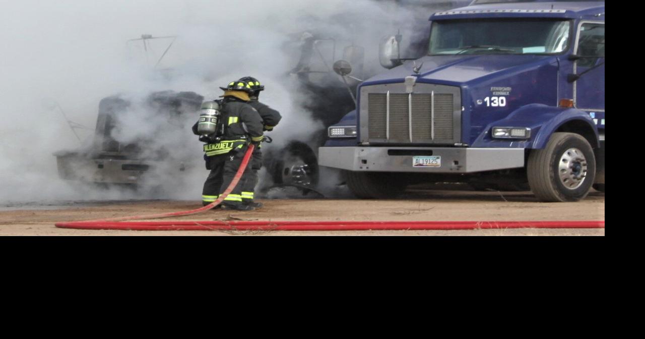 Douglas Fire Department battles semi-truck blaze | Douglas Dispatch ...