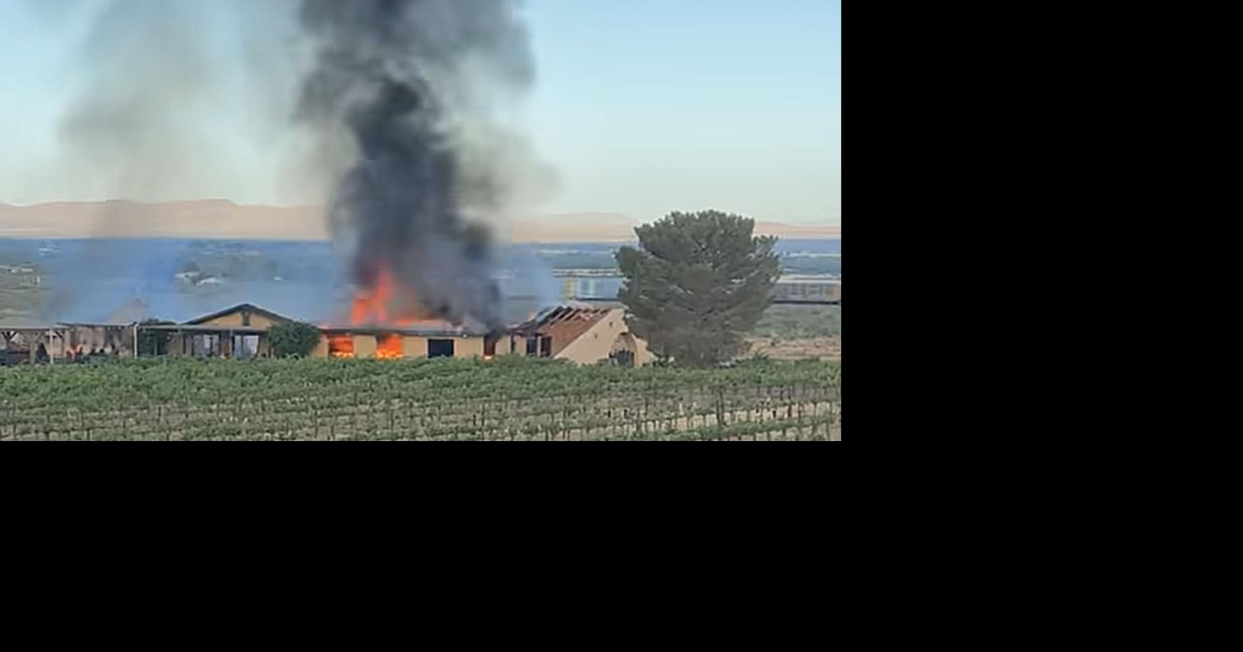 Fire burns Coronado Vineyards in Willcox Sunday | Local News Stories ...