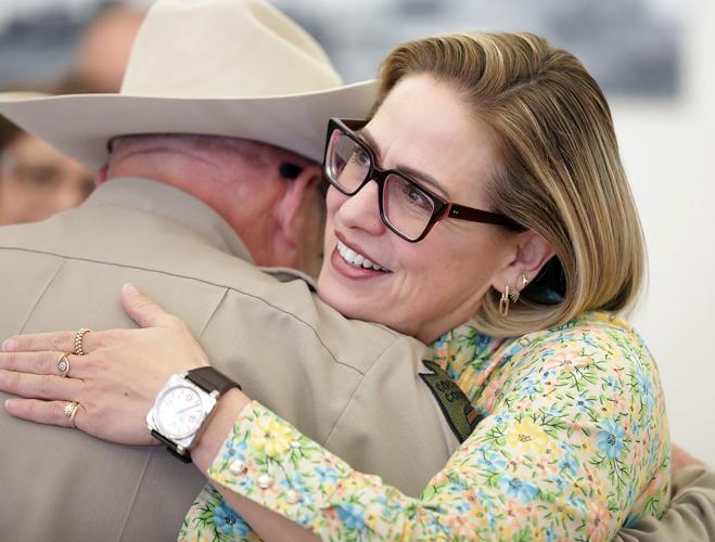 Sinema visits Douglas, but holds no hope for the migrant situation ...
