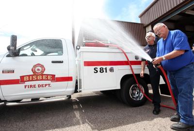 Former Bisbee family donates new fire department truck | Bisbee ...
