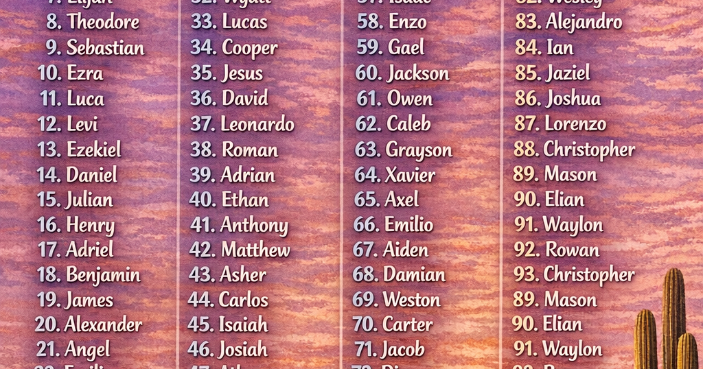 Noah and Olivia most popular baby names in Arizona in 2025 | Lifestyle ...