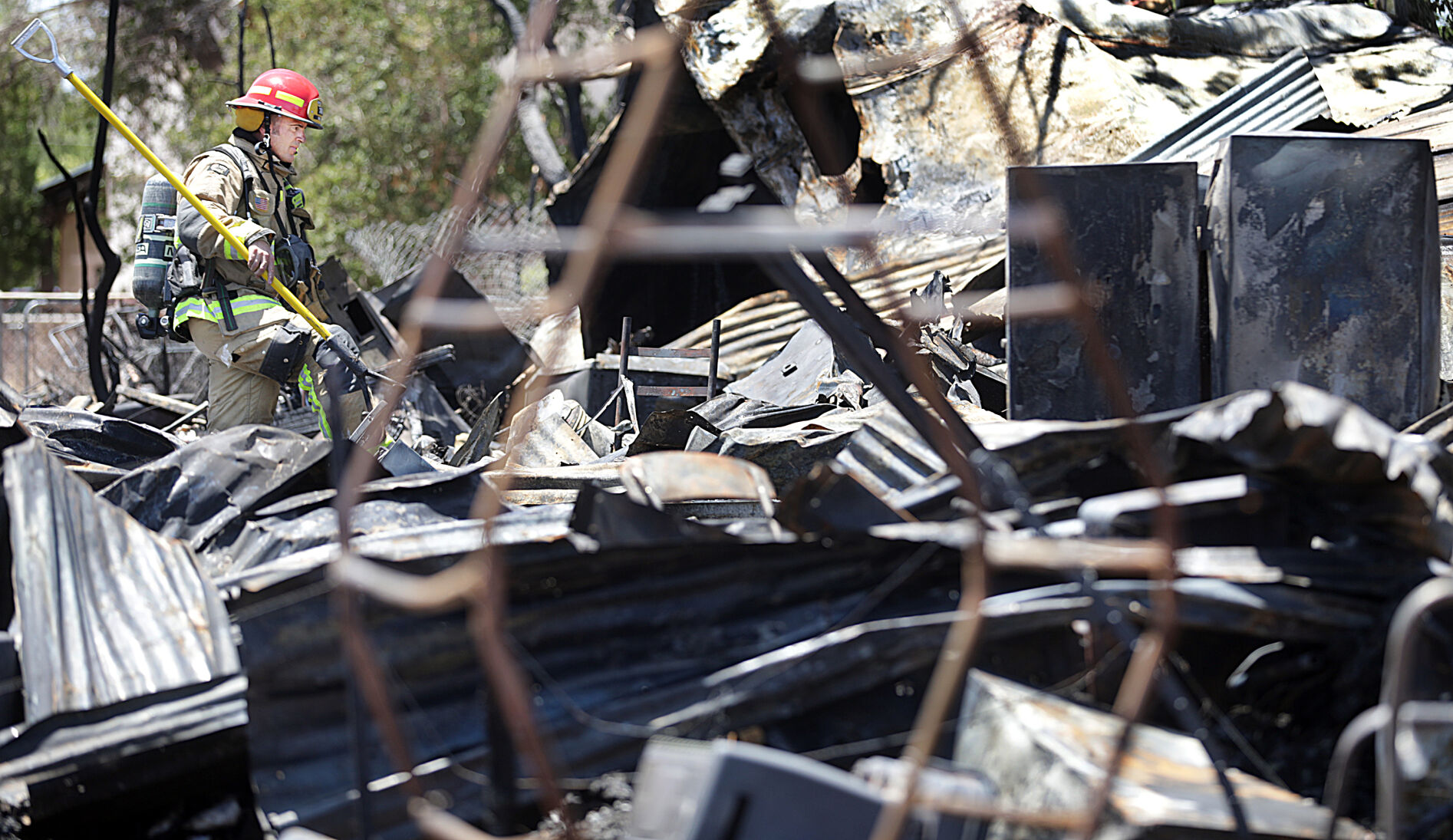 Structure fire in Fry Town destroys two buildings, dog believed dead ...