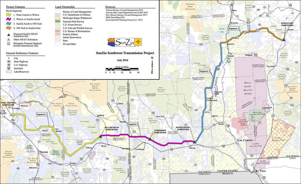SunZia Transmission project moves to pre-construction phase | Benson ...