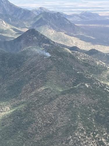 Crews fight small wildfire in western Huachuca Mountains ...