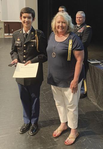 DAR awards Outstanding Cadet Medal to Hunter Dorn | News | mymcr.net