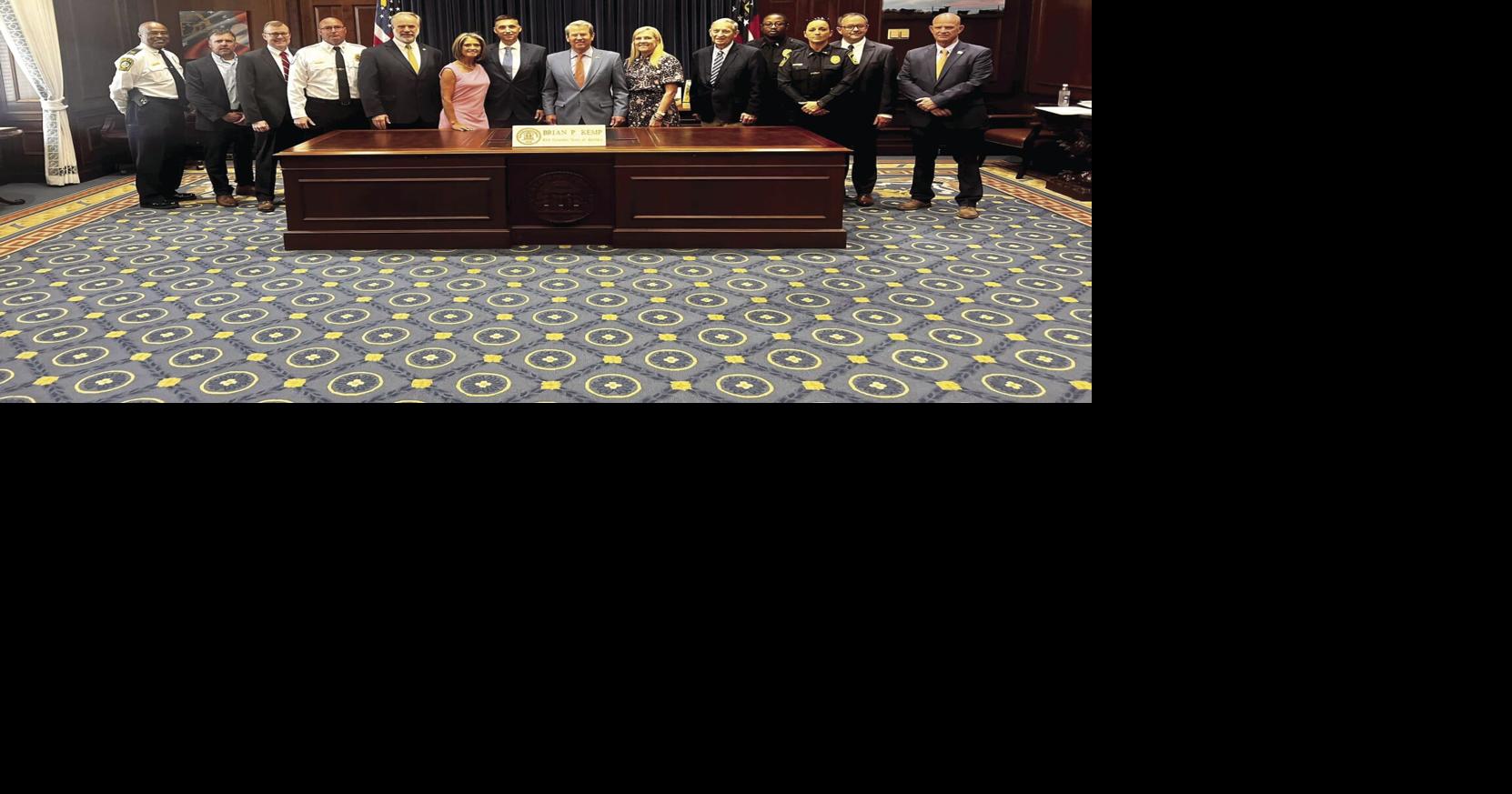 Kemp swears in Wilson to Ga. POST council | News | mymcr.net