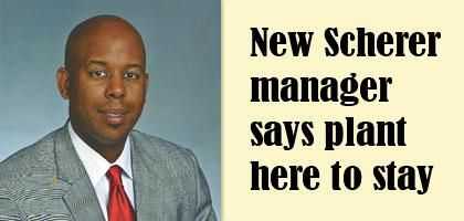 New Scherer manager says plant here to stay | News | mymcr.net