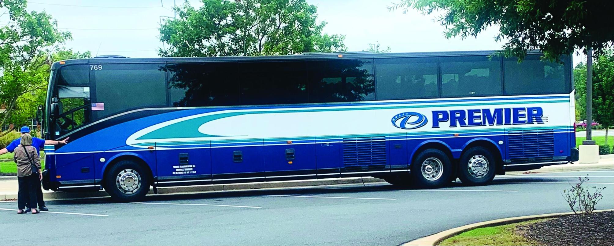 Big bus stops at the Bass Road Chick-fil-A | News | mymcr.net