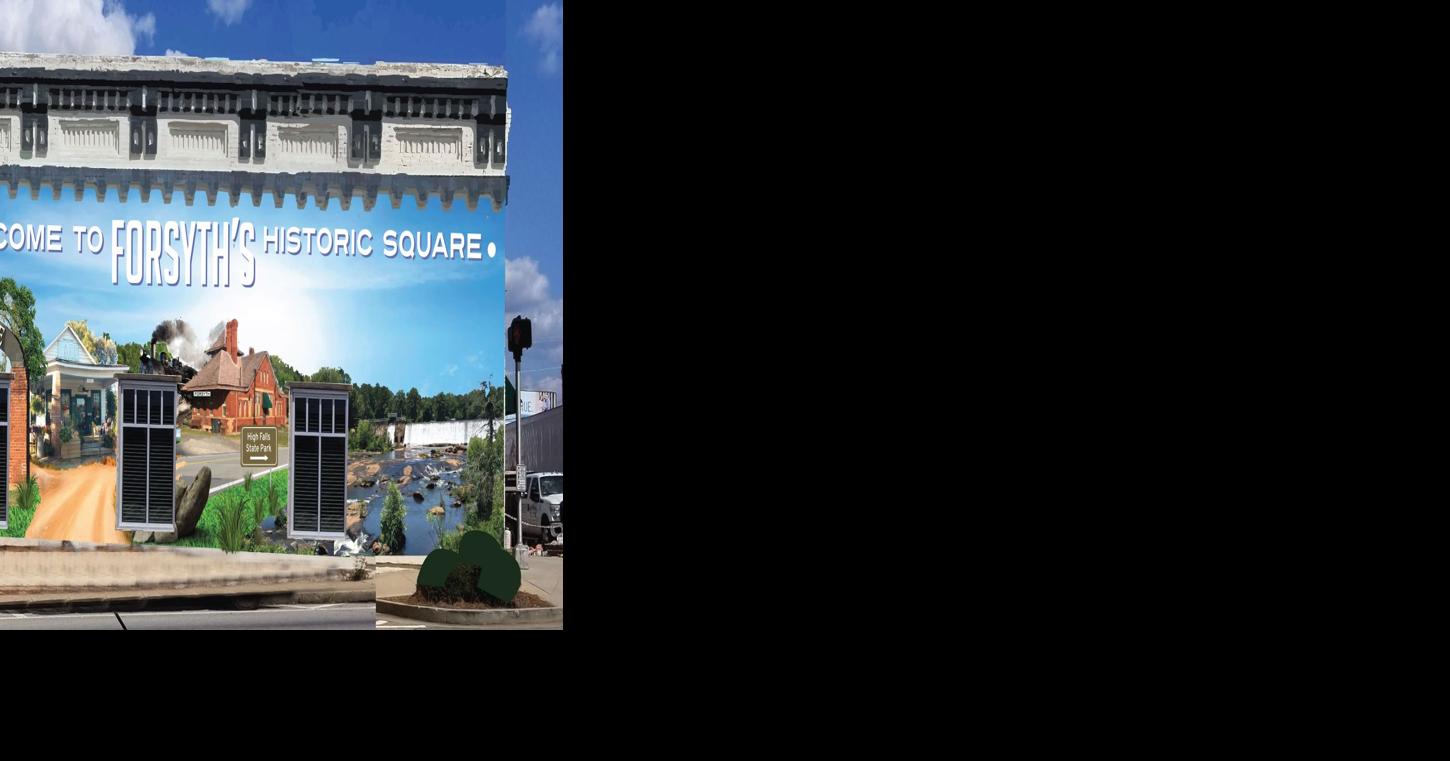 ‘Mural, mural on the wall, makes Forsyth the fairest of them all ...