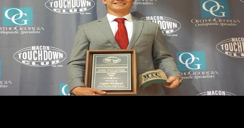 Macon TD Club names Logan Hickman Bobby Gene Sanders Scholarship winner ...