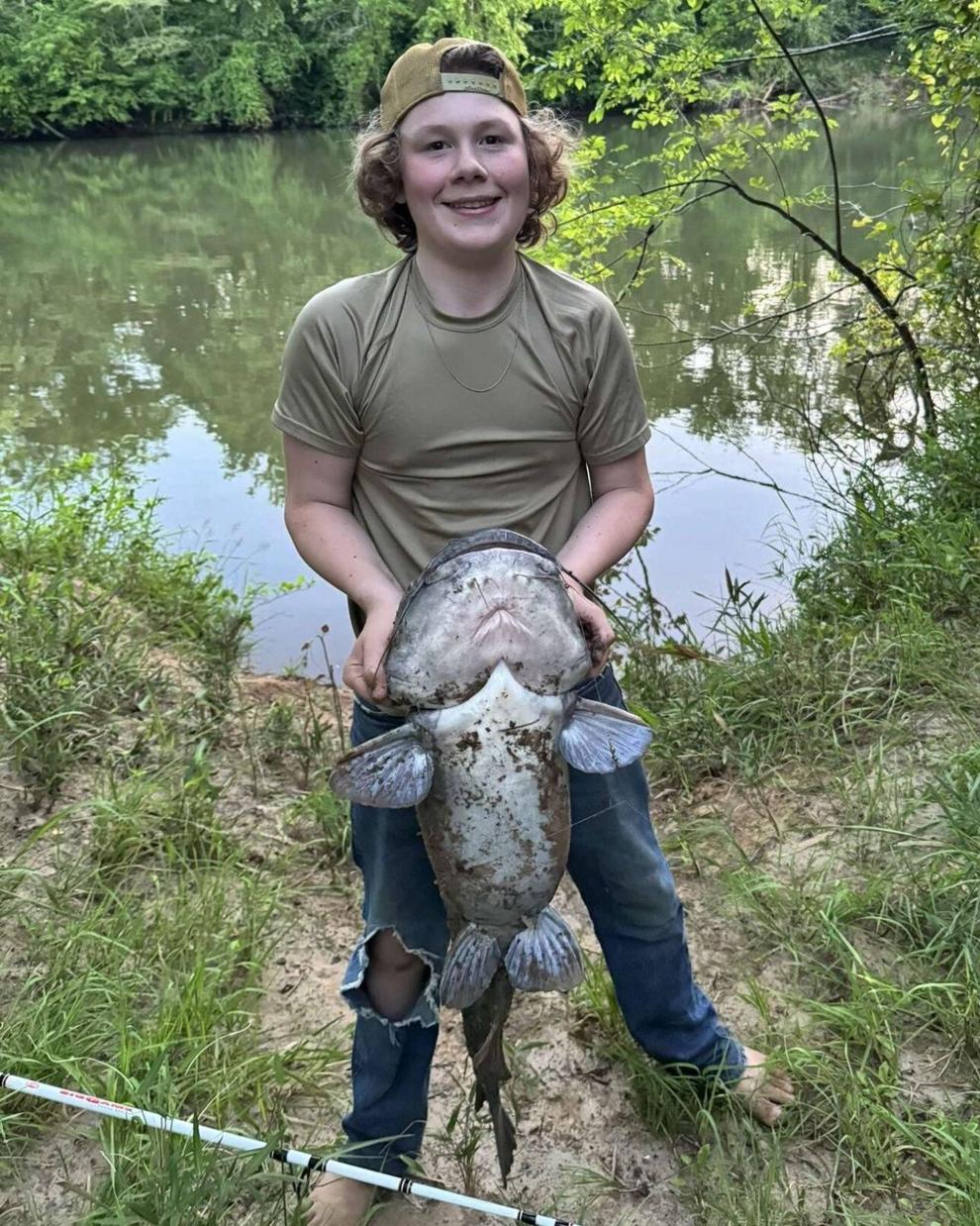Juliette teenager Braxton Goolsby lands 40 pound catfish in the ...