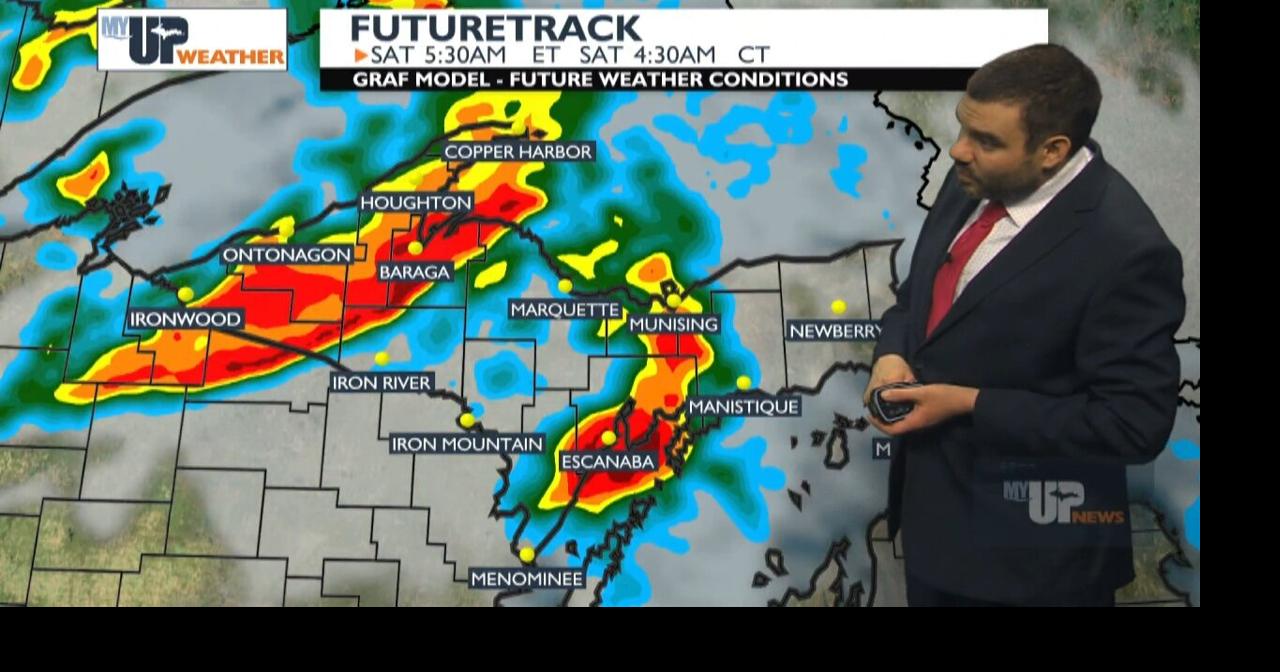 My UP Weather: Strong to severe thunderstorms are possible through ...