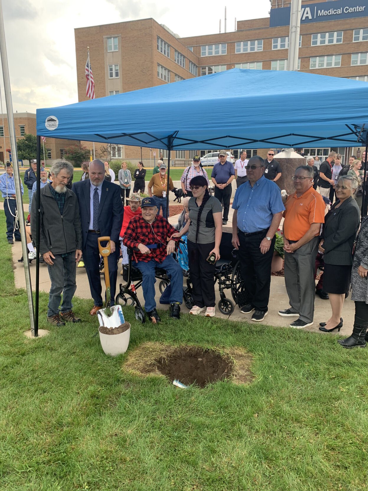 Time capsule buried at Oscar G. Johnson VA Medical Center's 75th ...