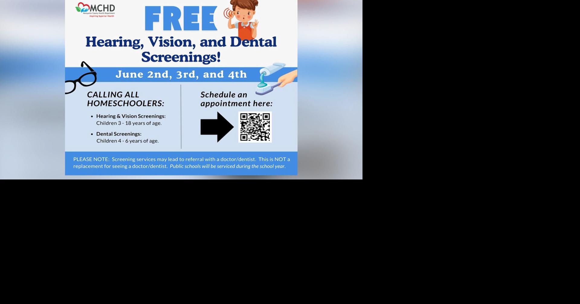 MCHD offering free screenings to homeschooling families | Local News ...