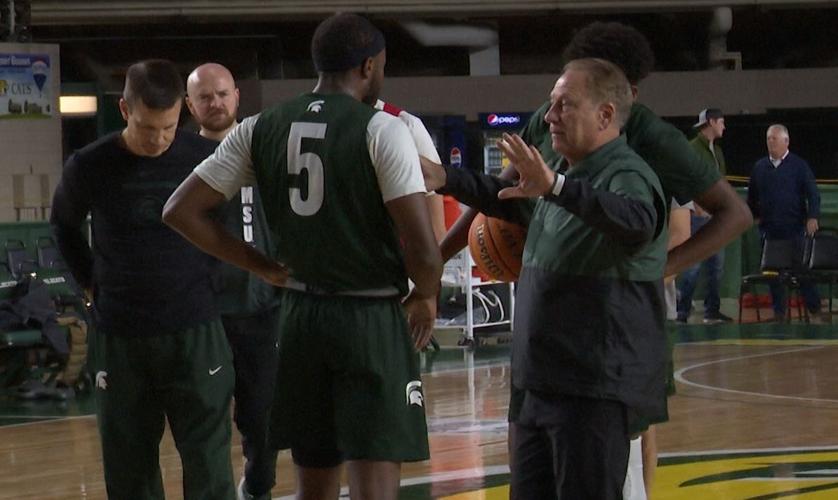 Sights & Sounds: Spartans hold practice ahead of showdown with NMU ...
