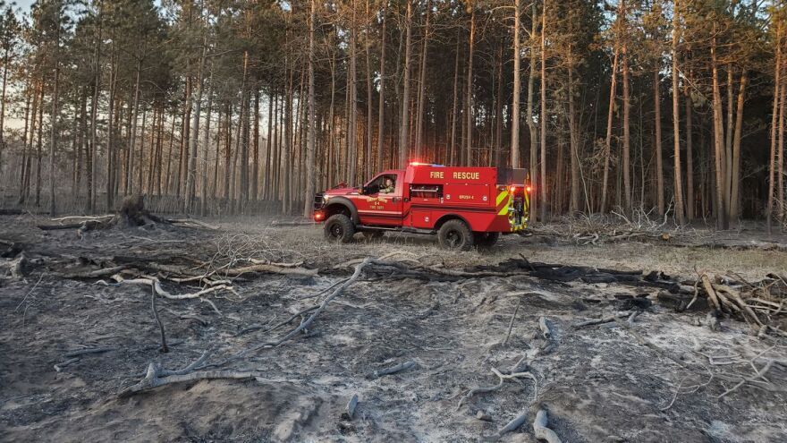 GOOSE MARSH FIRE EXCLUSIVE WITH DNR CHIEF CHRISTOPHER COX | Local News ...