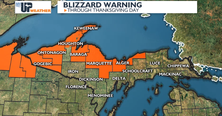 Blizzard conditions for a good part of the U.P. continues into ...