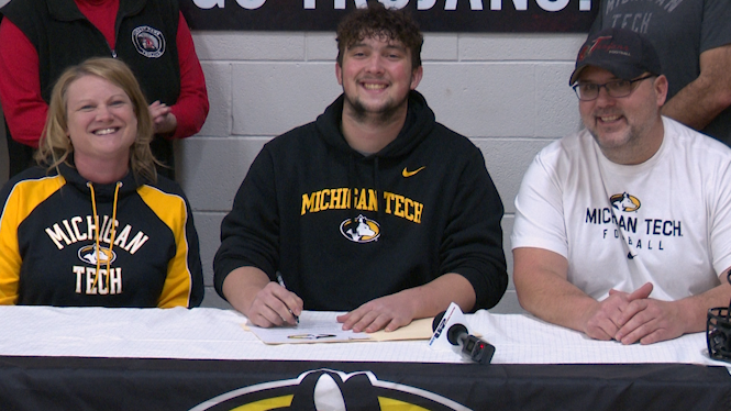 State champion Kevin Giuliani signs to Michigan Tech Football | Sports ...