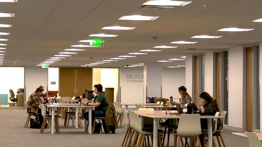 Resource Relocation: Touring the new Lydia M. Olson Library space ...