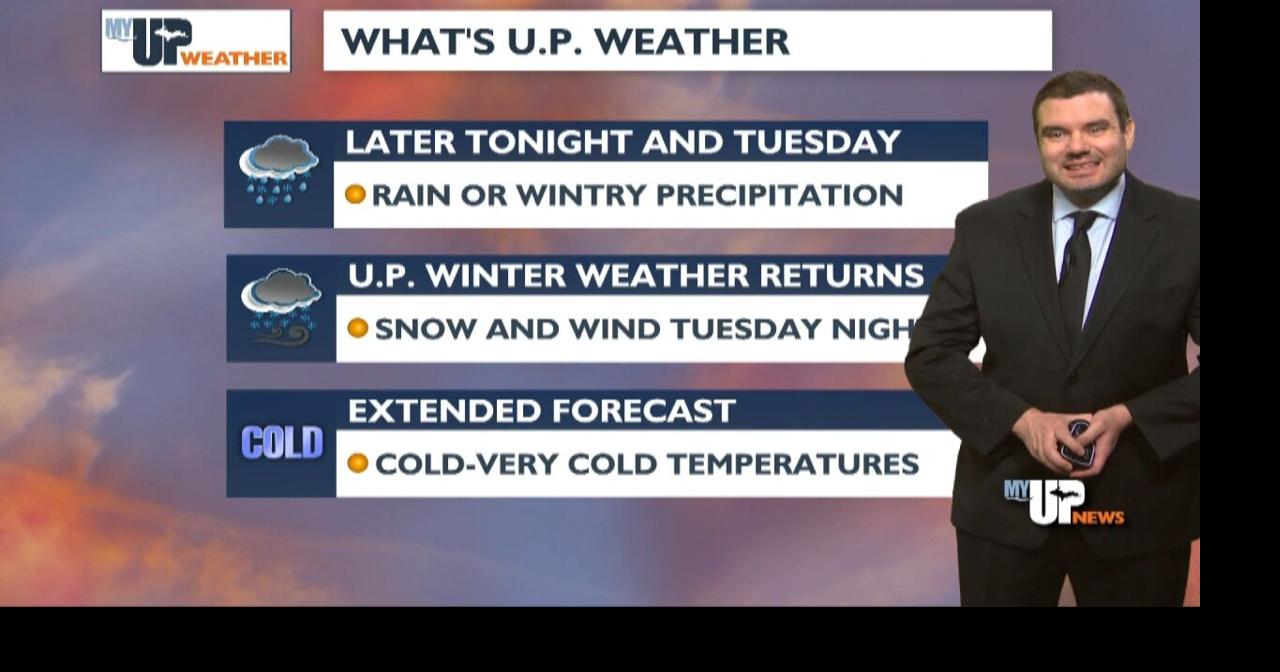 My UP Weather: Colder temperatures, snow, and wind starting Tuesday ...