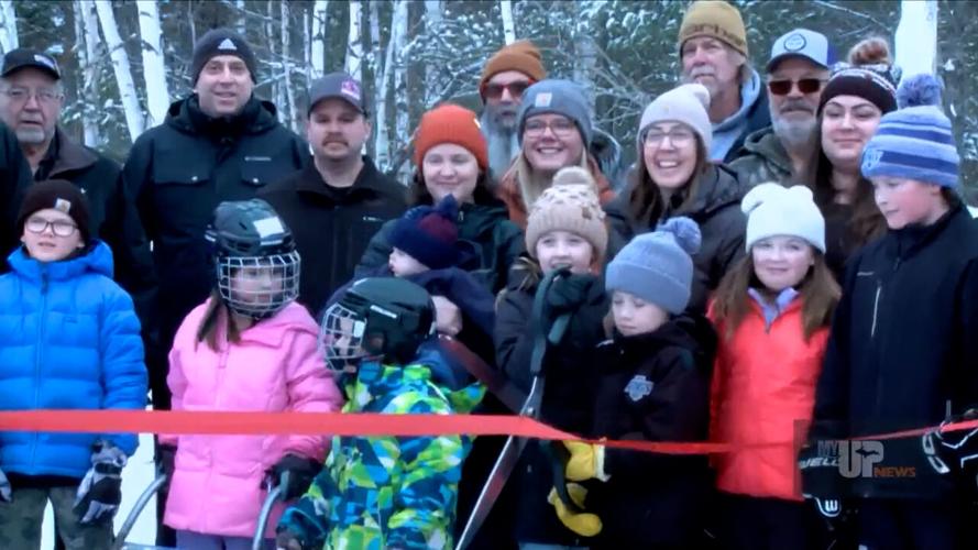 Ahmeek welcomes community to the improved Emil Aho Memorial Ice Rink ...
