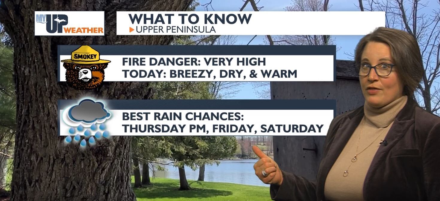 Heat wave & fire risks continue, wet skies possible late this week ...