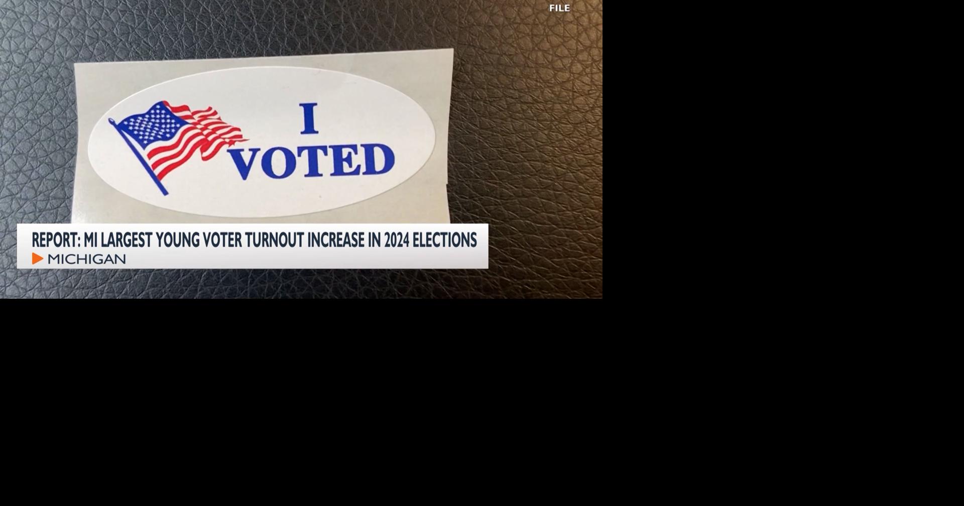 Michigan has largest young voter turnout increase in 2024 election ...