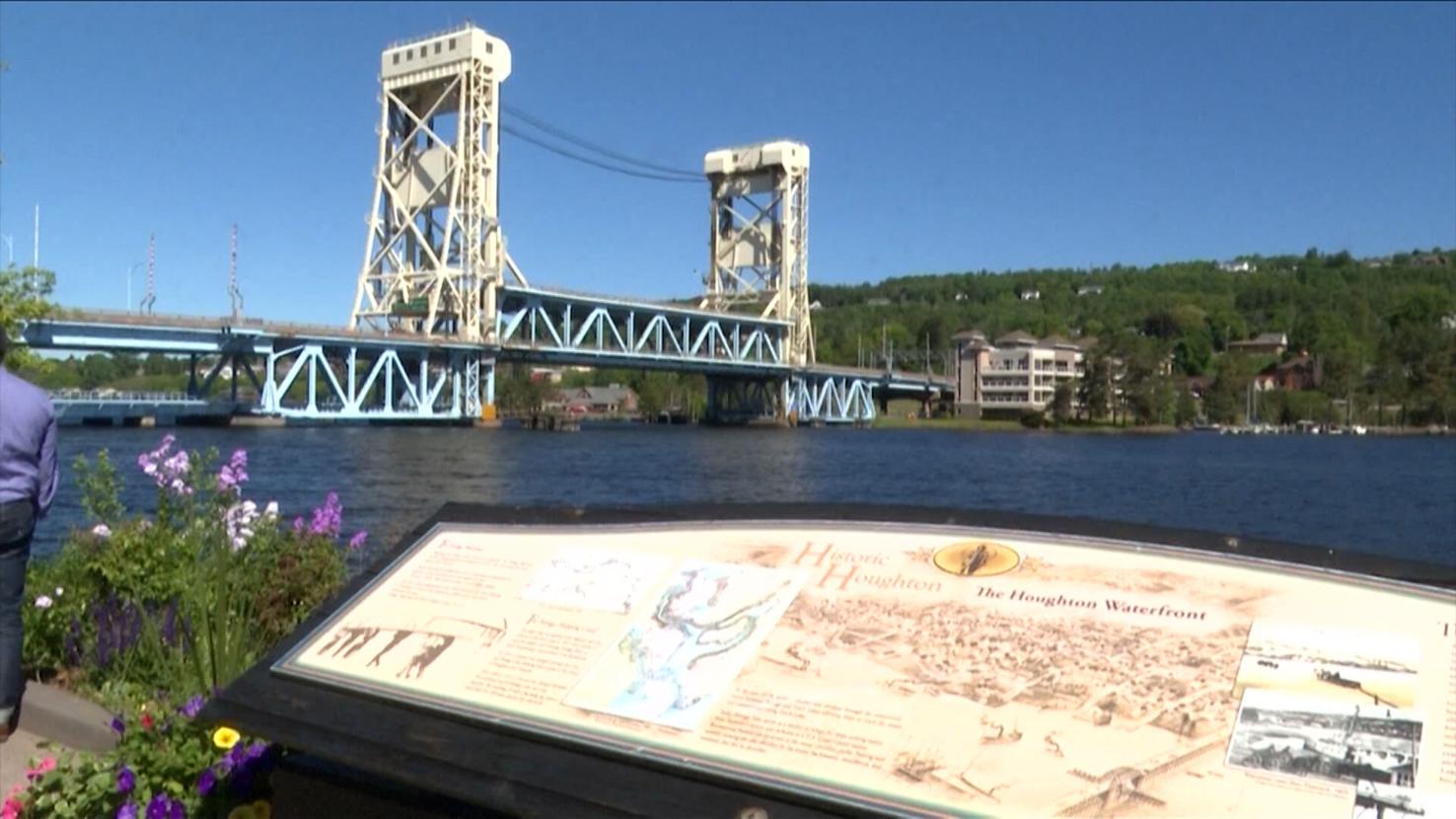 Expect lane closures during Portage Lake Lift Bridge's routine washing ...