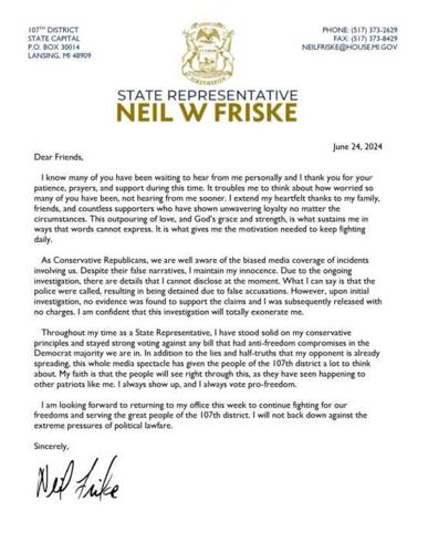 Gun, sex assault case against State Rep. Friske headed to AG Nessel's ...