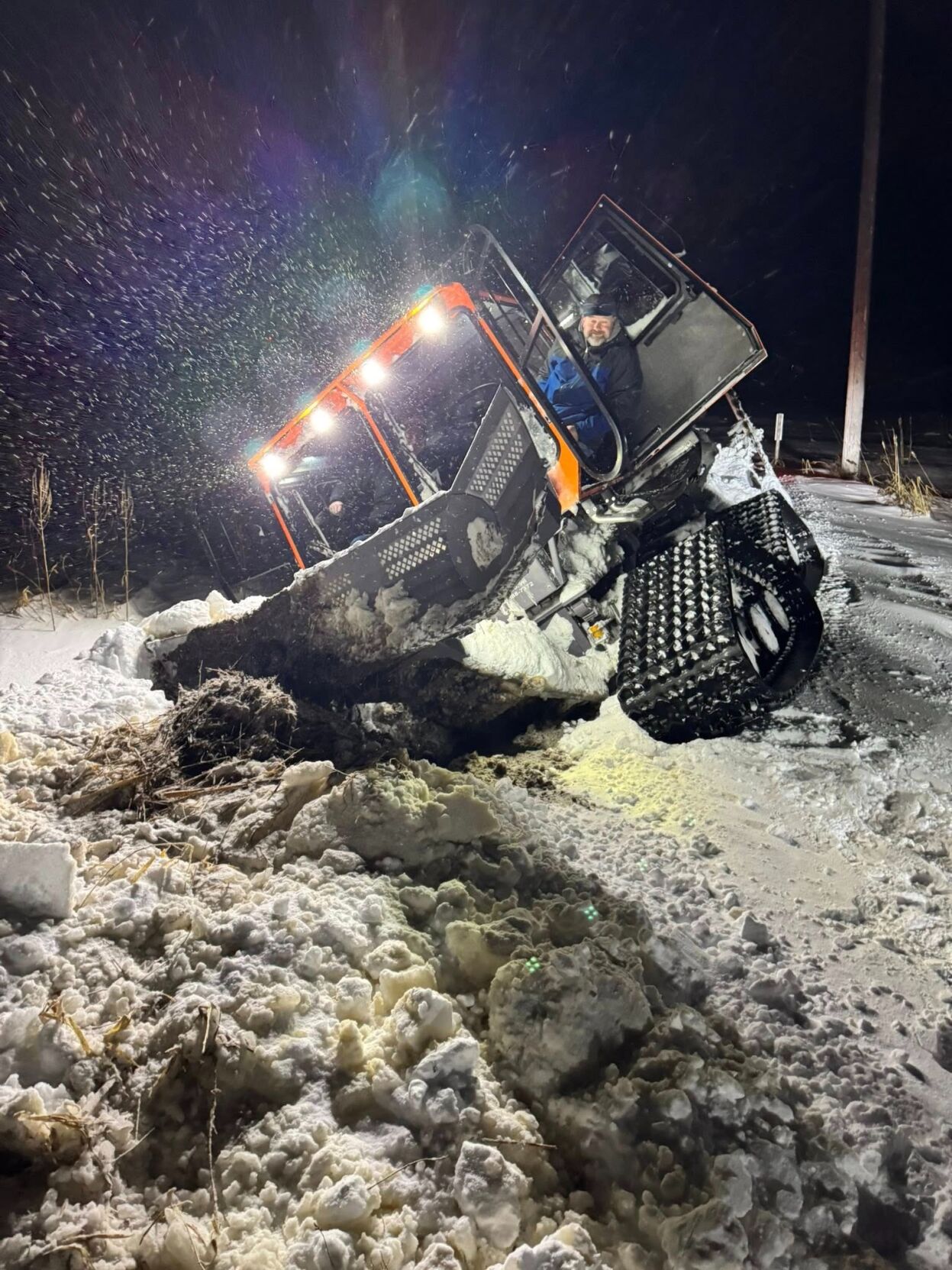 Soo volunteers' New Year's Eve trail grooming shift turns into machine ...