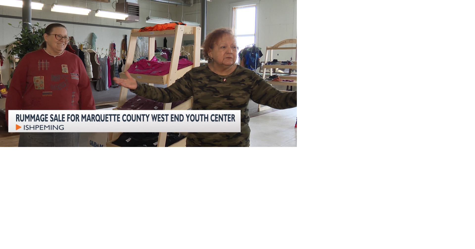Community rummage sales benefits Marquette County West End Youth Center ...