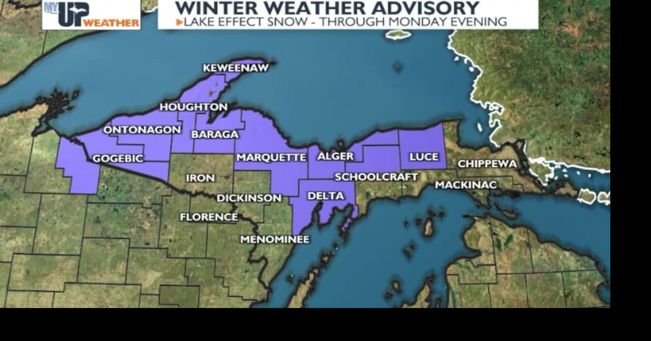 My UP Weather: Colder temperatures this weekend with lake effect snow ...