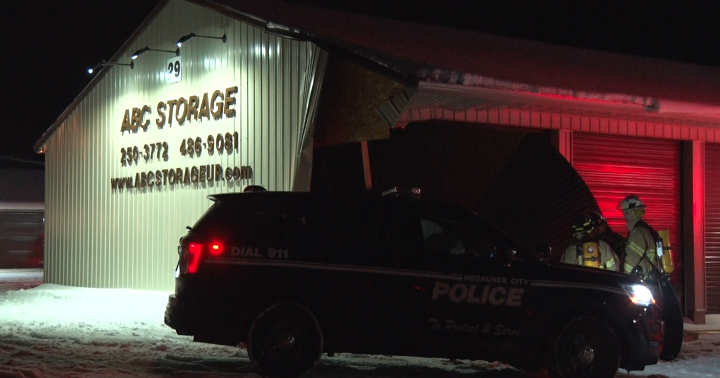 Accident in Negaunee due to car driven through storage unit | Local ...