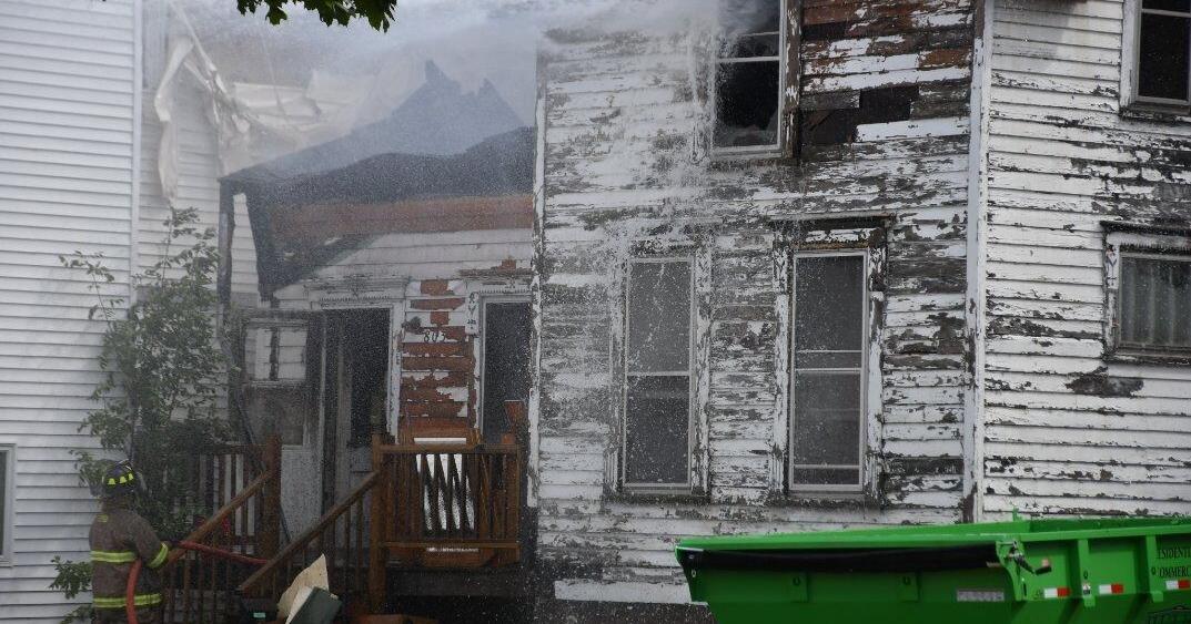 Downtown Escanaba house fire damages apartment, nearby buildings | News ...