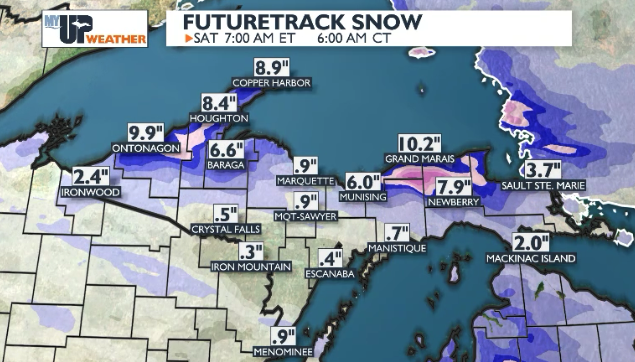 Dangerous wind chills and whiteout lake effect snow | Weather | myupnow.com
