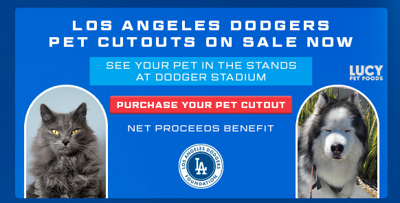Dodgers selling cutouts of fans' cats and dogs to fill stadium ...