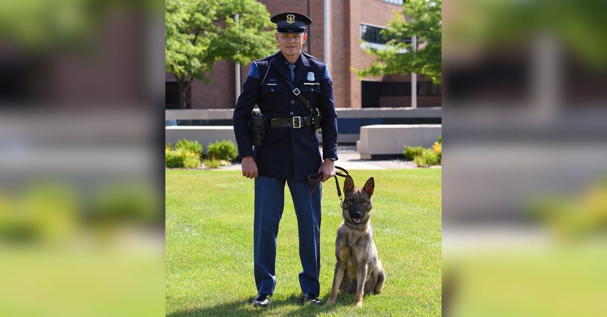 Meet MSP Calumet Post's newest K9 Roy and his handler Dieter Kochan ...