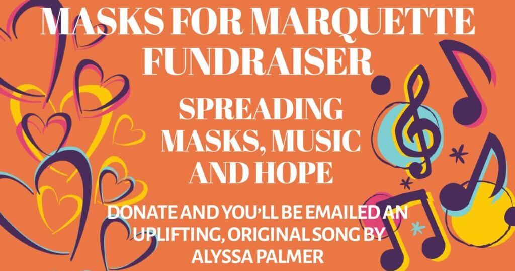 Locally based singer partners with Masks for Marquette for musical ...