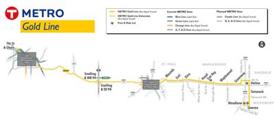 Expansion of Gold Line eyed from Woodbury to Minneapolis | General News ...