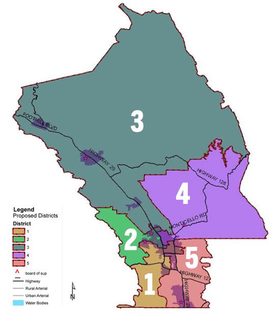Napa County supervisors approve new district lines for board | News ...