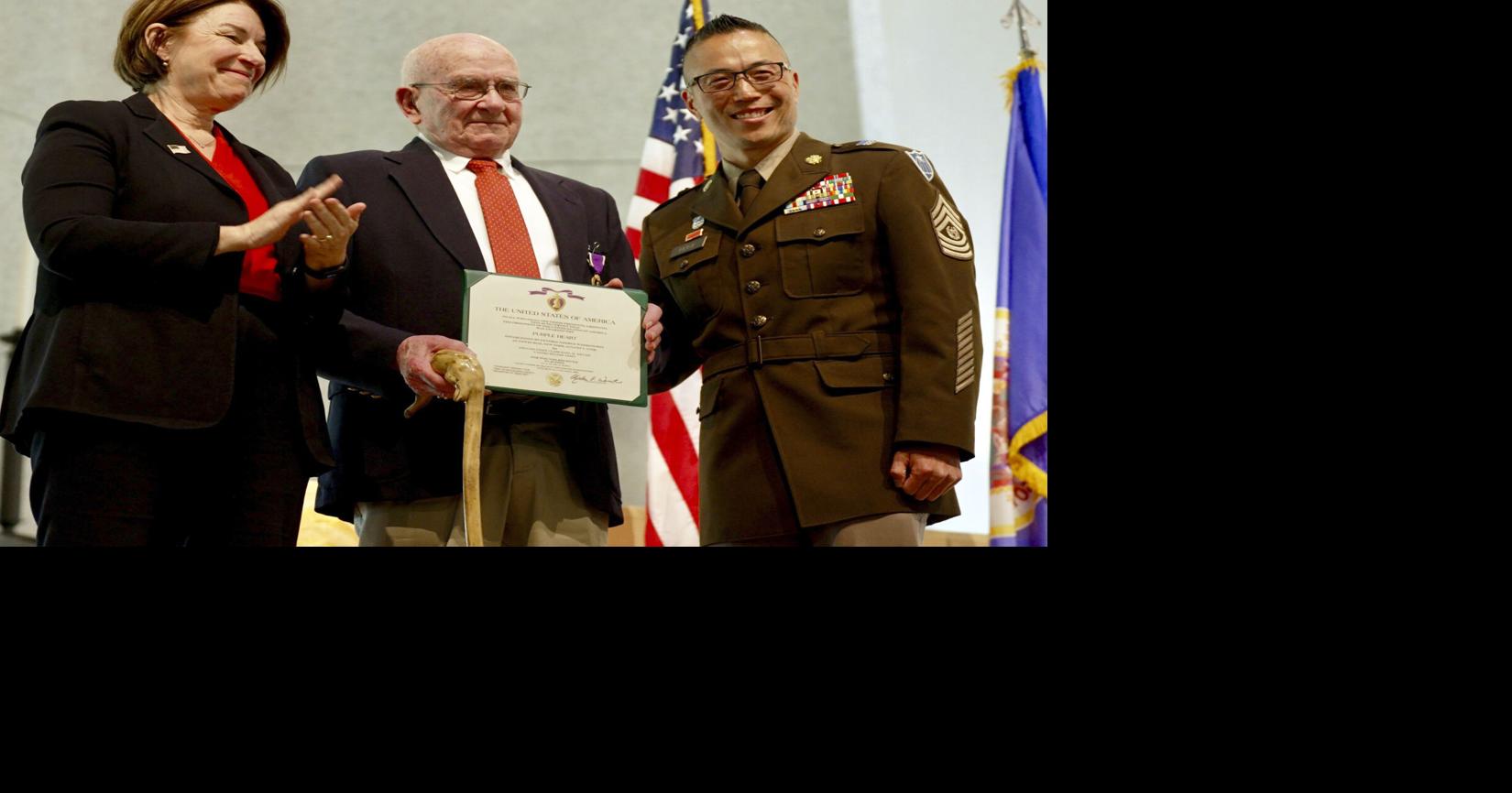 Army finally honors veteran 73 years after war wound | Regional ...