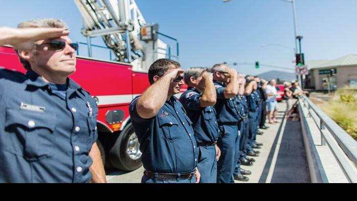 GALLERY: Firefighters tribute fallen CHP officer | | napavalleyregister.com
