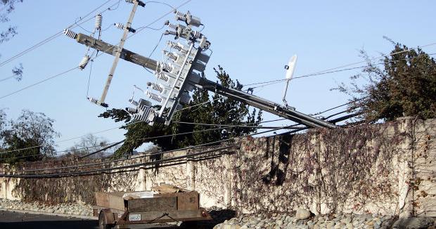 Power poles fall, outages reported during wind storm | News ...