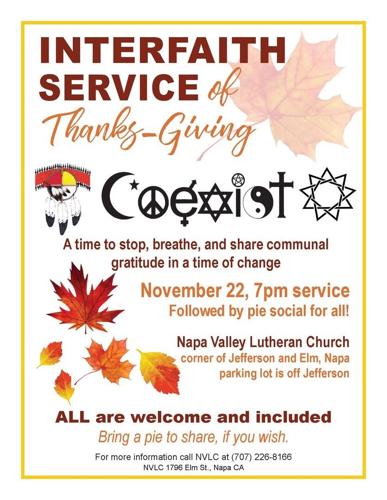 Interfaith_Flyer_Thanksgiving.jpg | Church | napavalleyregister.com